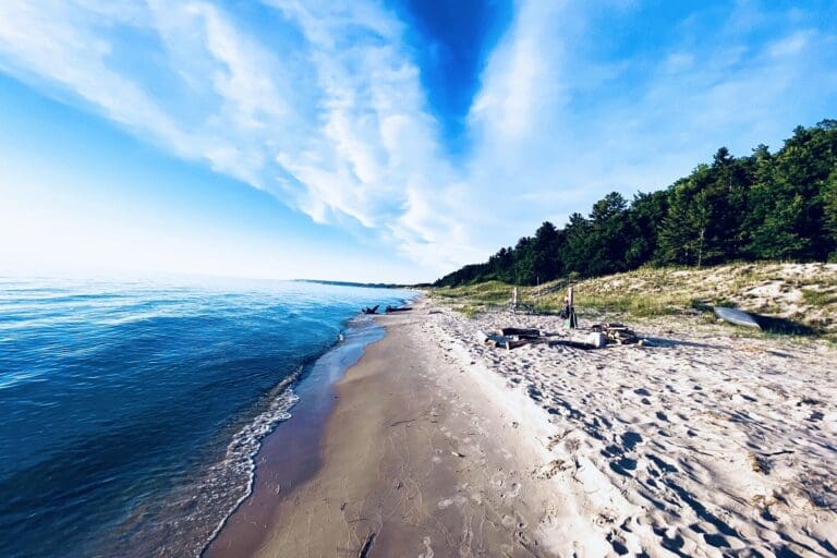Garrison Beach on Lake Michigan - Anchor Summer Rentals
